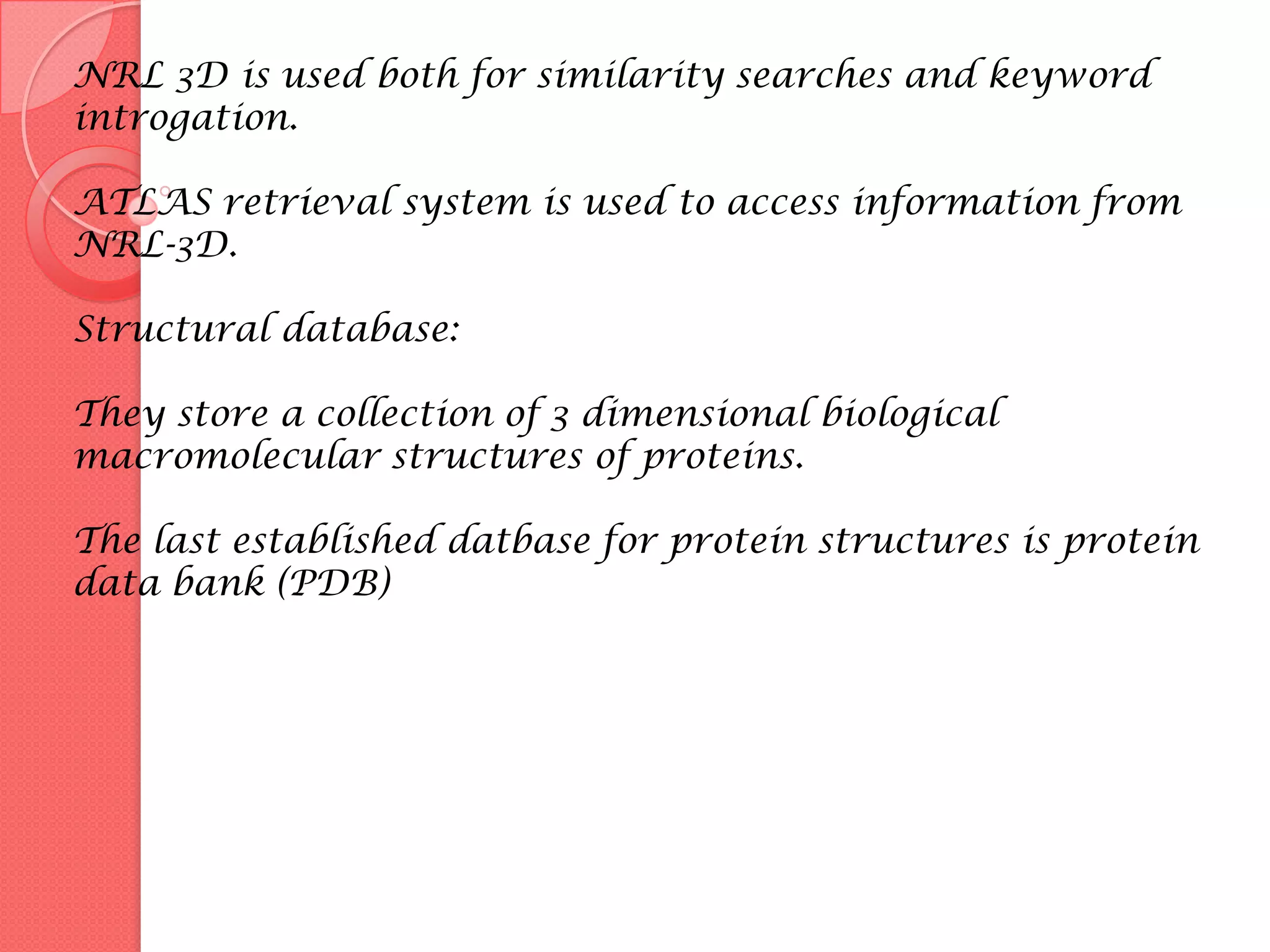 Protein databases | PPTX