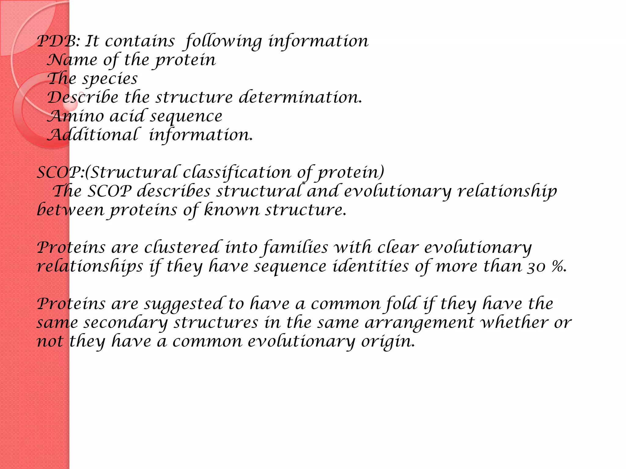Protein databases | PPTX