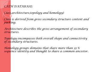 Protein databases | PPTX