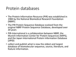protein databases.ppt