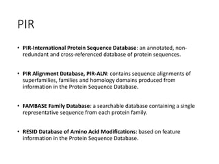 protein databases.ppt