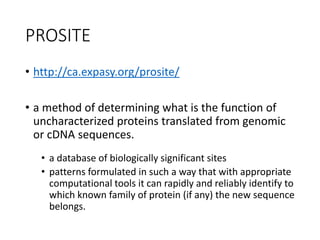 protein databases.ppt
