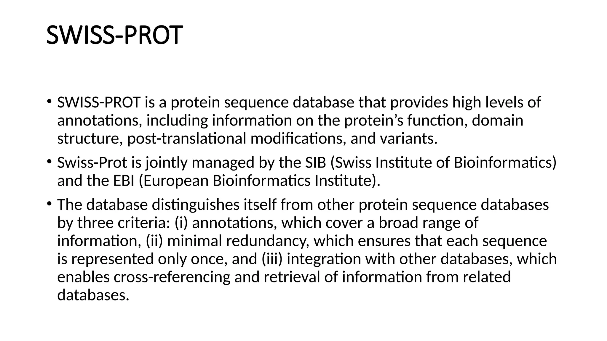 Protein databases in Bioinformatics.pptx