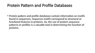 Protein databases in Bioinformatics.pptx