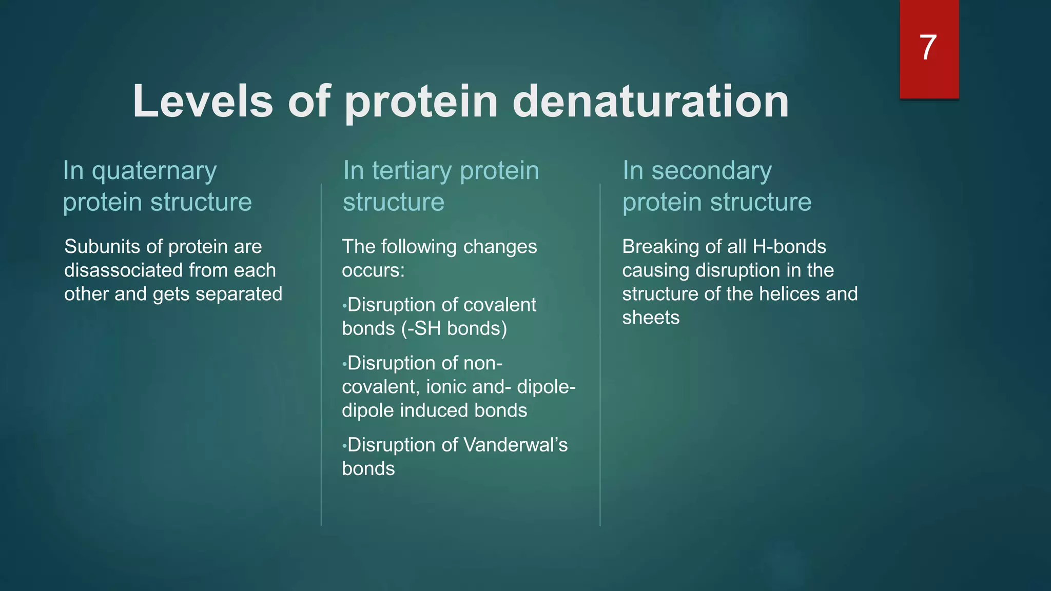 Protein Denaturation & Protein Purification | PPTX