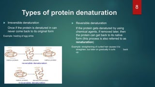 Protein Denaturation & Protein Purification | PPTX