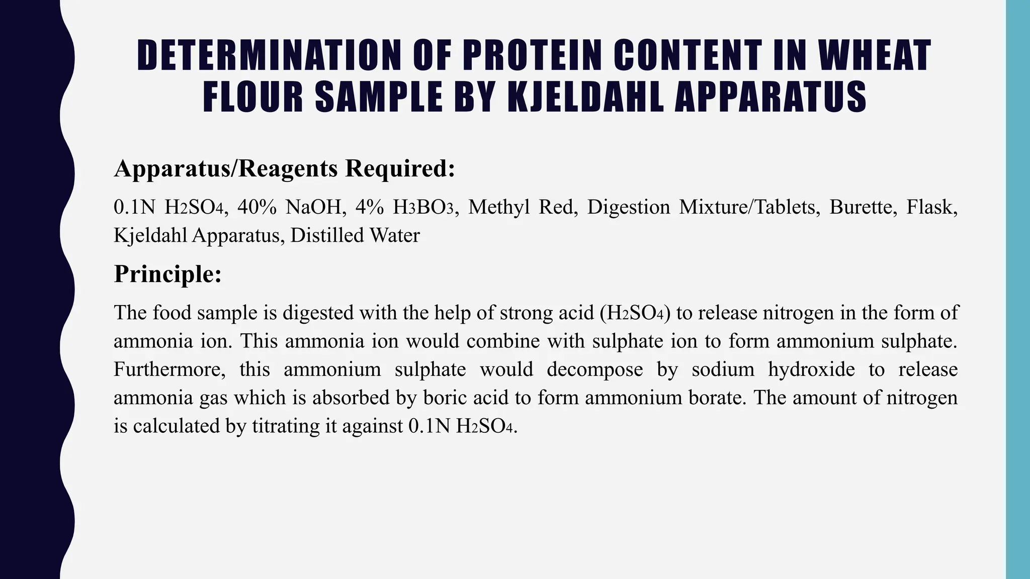 Determination of Protein content in foods .pptx