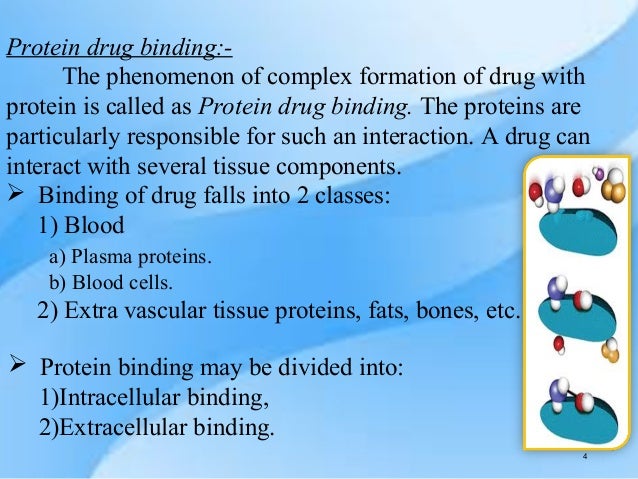 Protein drug binding