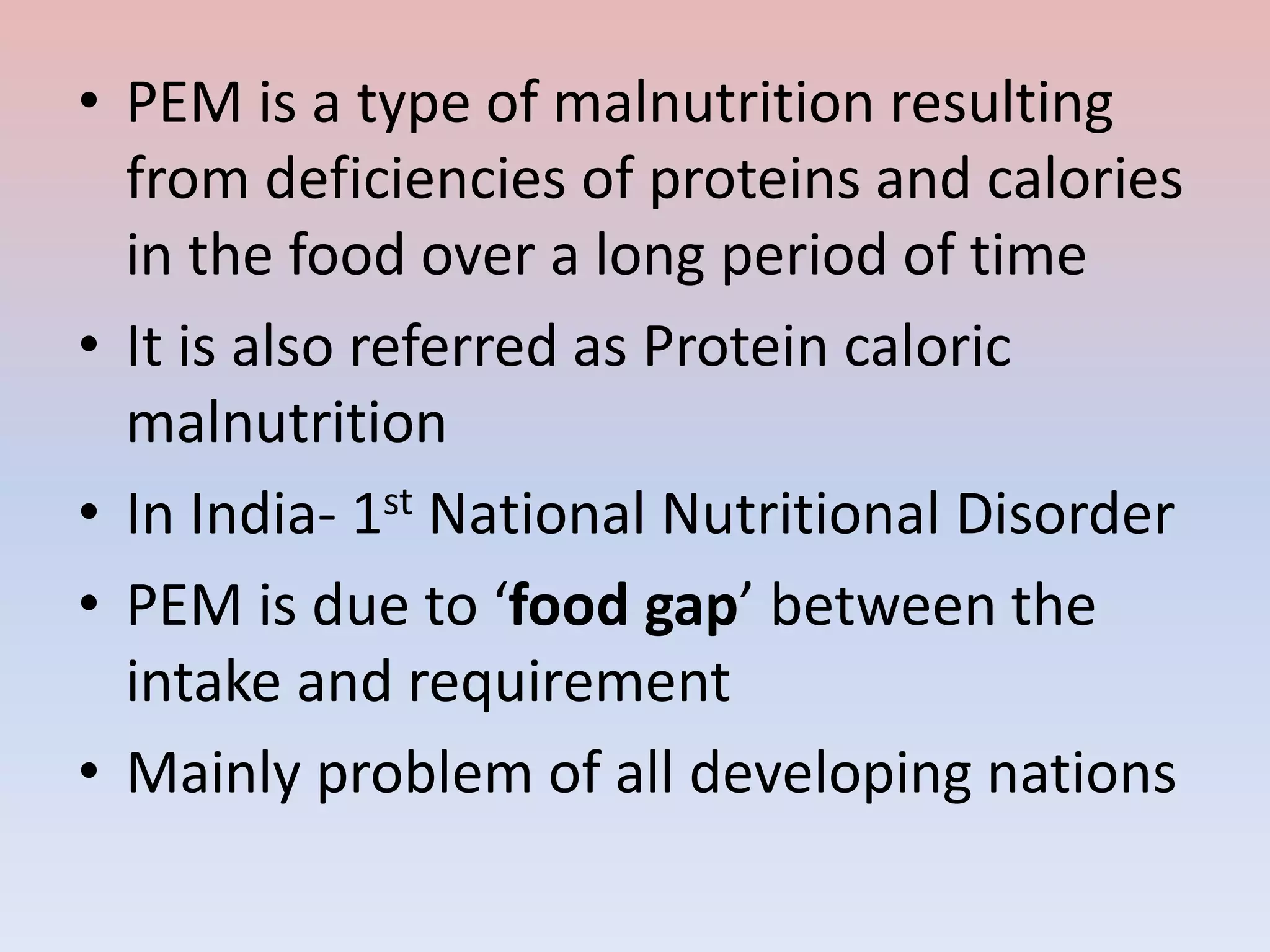 Protein energy malnutrition | PDF