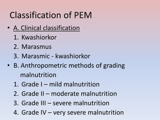 Protein energy malnutrition | PDF