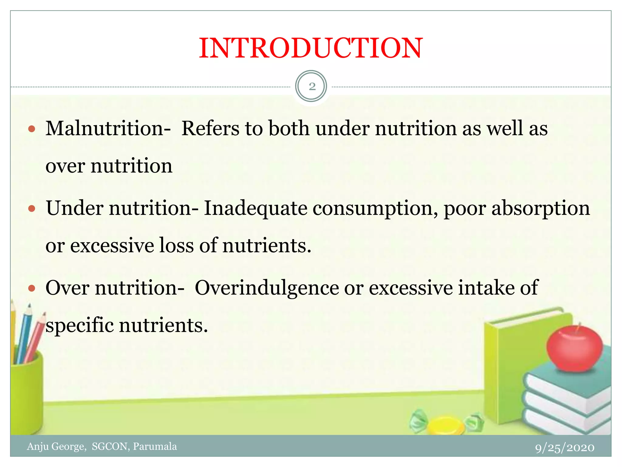 Protein energy malnutrition | PPT