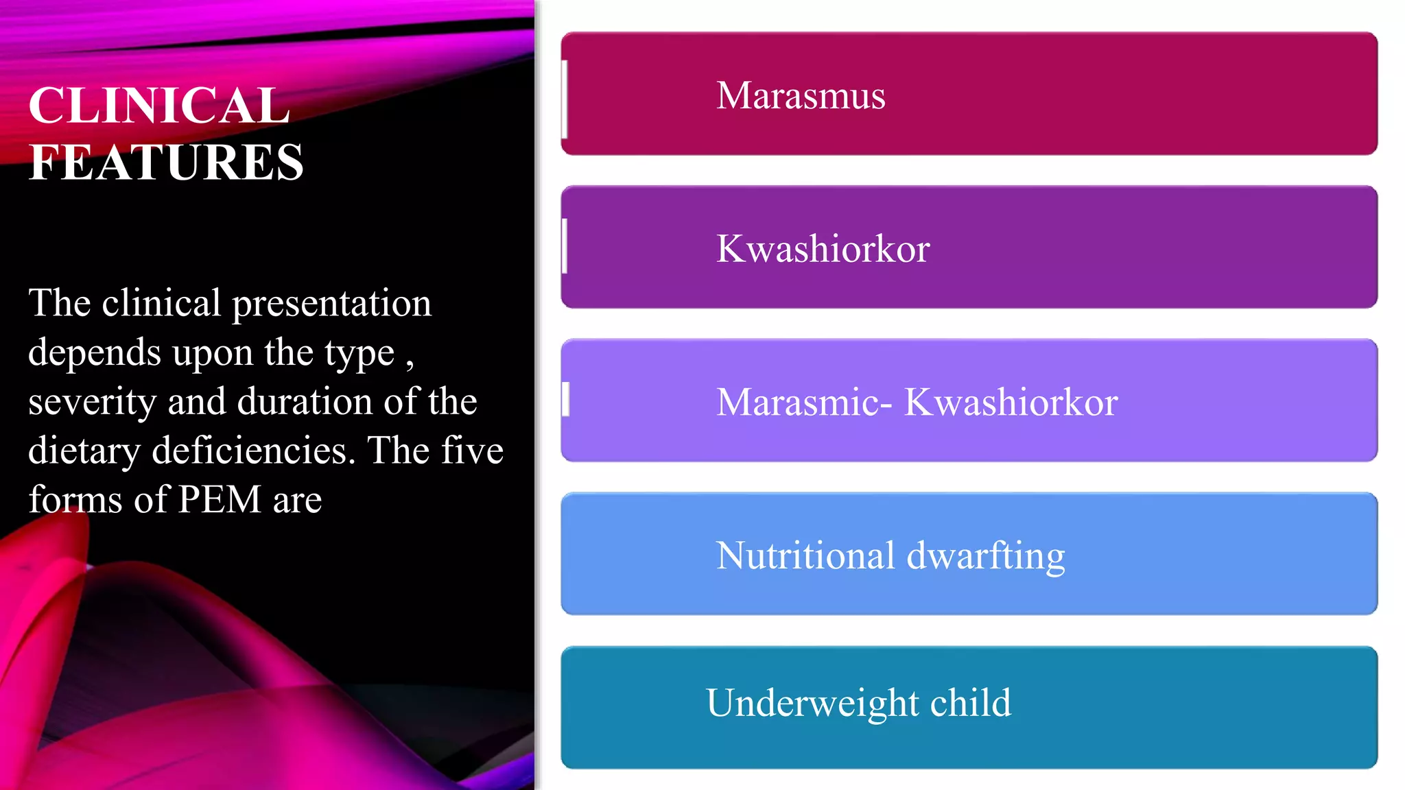 Protein energy malnutrition | PPTX