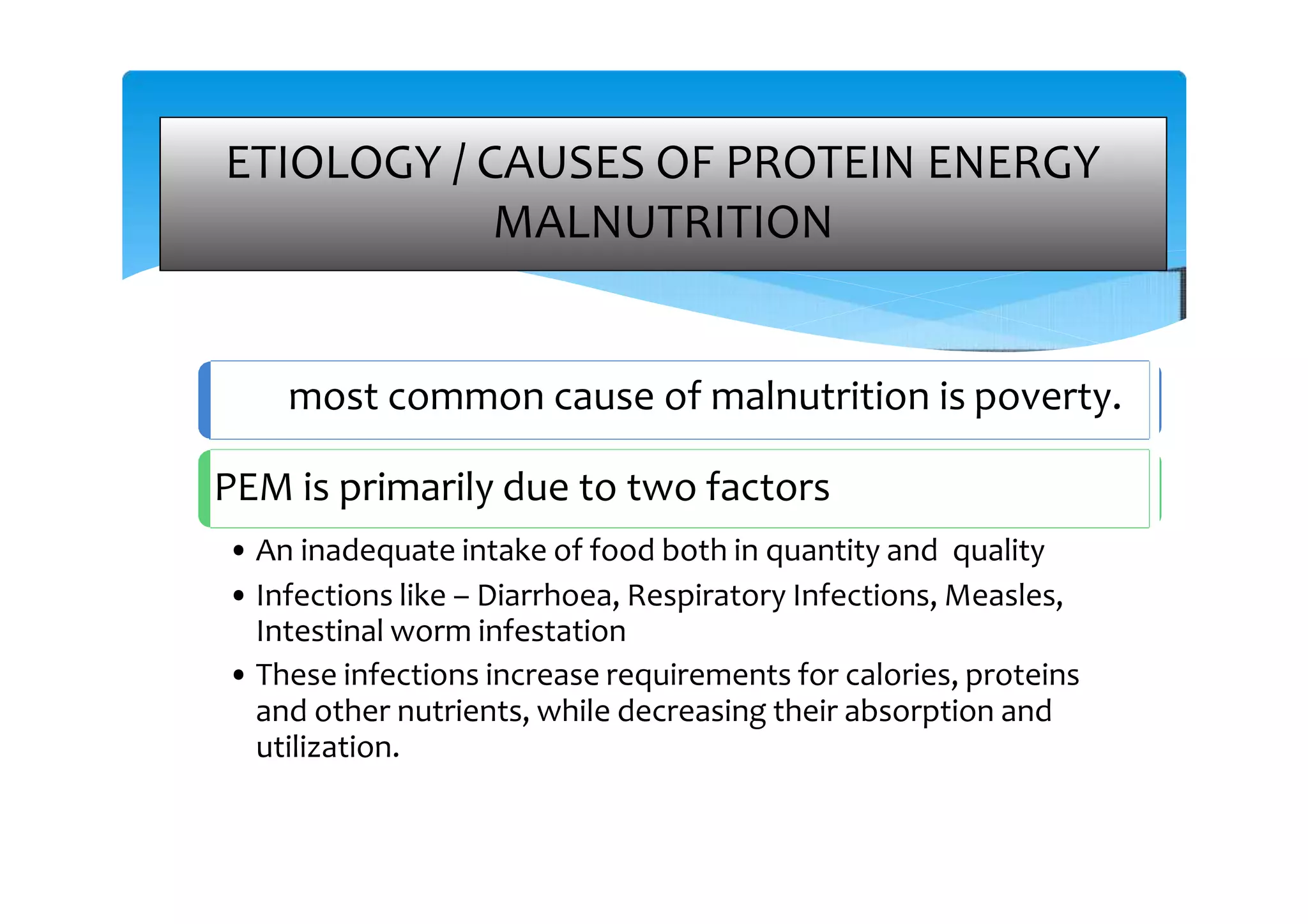 Protein energy malnutrition | PPTX