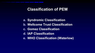 Protein energy malnutrition for Medicos | PPT