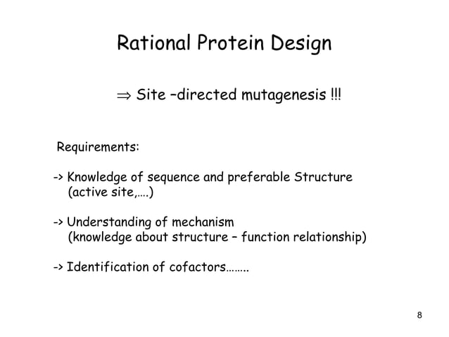 Protein engineering | PPT