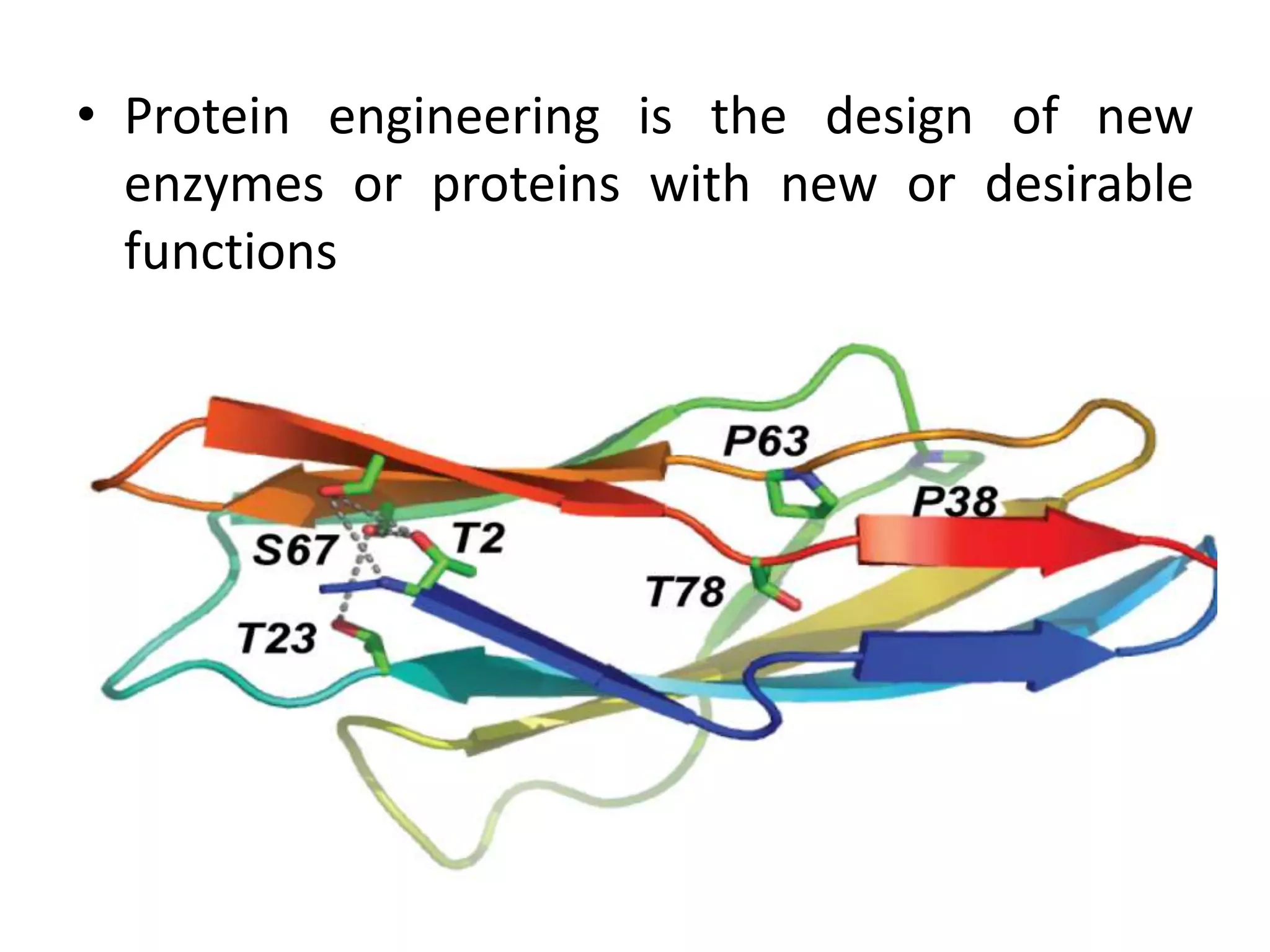 Protein engineering | PPTX