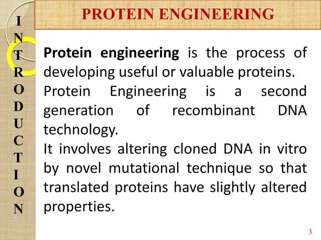 Protein engineering | PPTX | Biotech and Biomedical Industry | Industries