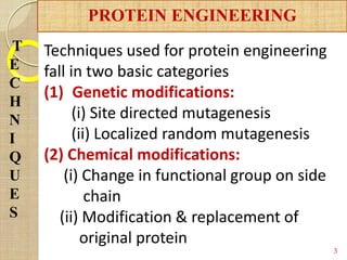 Protein engineering | PPTX