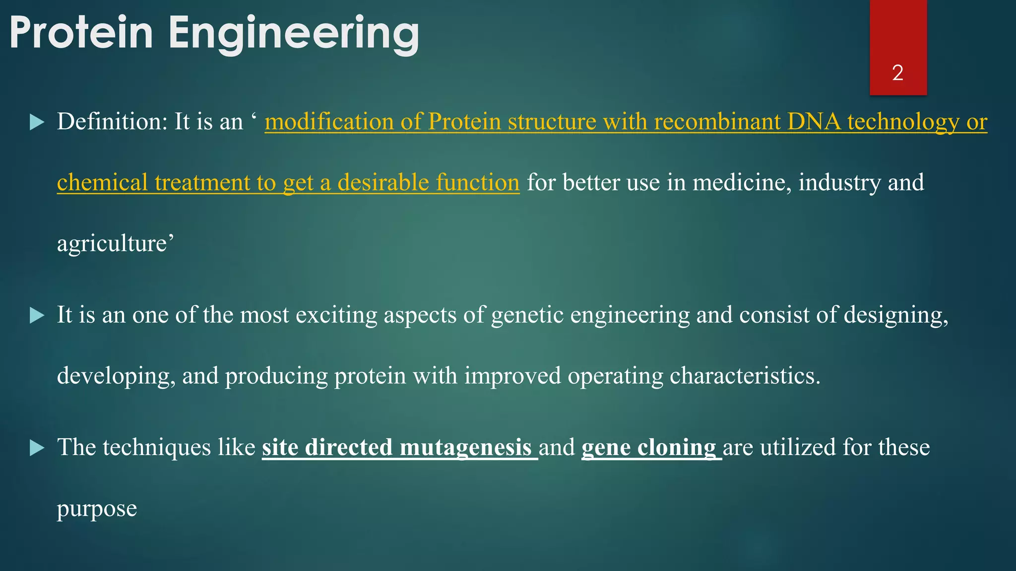 Protein engineering | PDF