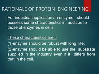 Protein Engineering.pptx Biotechnology class | PPTX