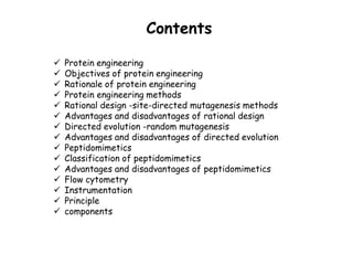 Protein engineering and its techniques himanshu | PPTX | Biotech and Biomedical Industry ...