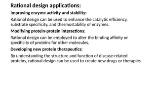 PROTEIN ENGINEERING PHARMACEUTICAL BIOTECHNOLOGY.pptx unit-1 ...