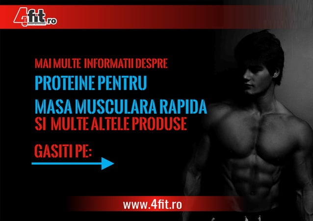 Proteine pentru masa musculara rapida | PDF