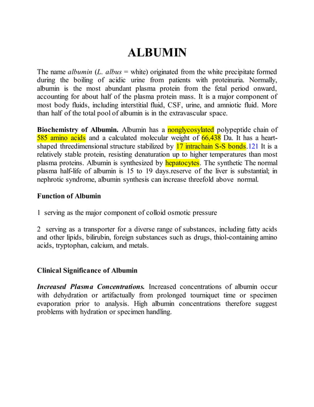 Protein estimation | DOCX