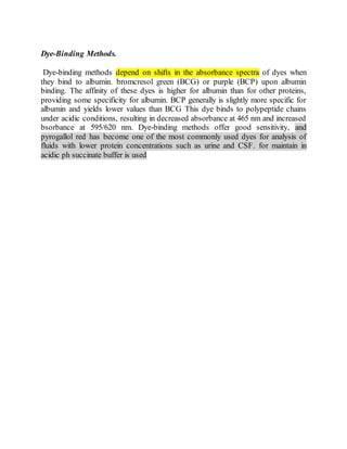 Protein estimation | DOCX