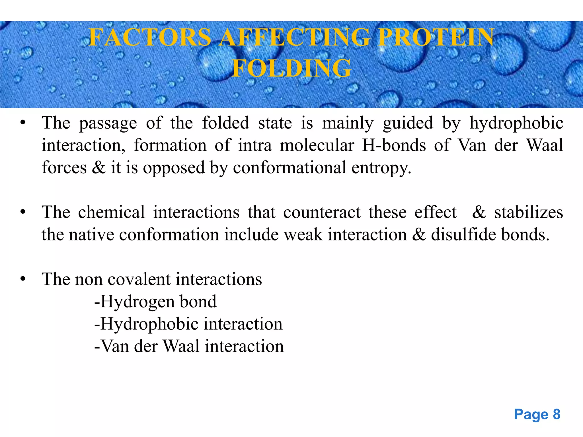 Protein folding by KK Sahu | PPT