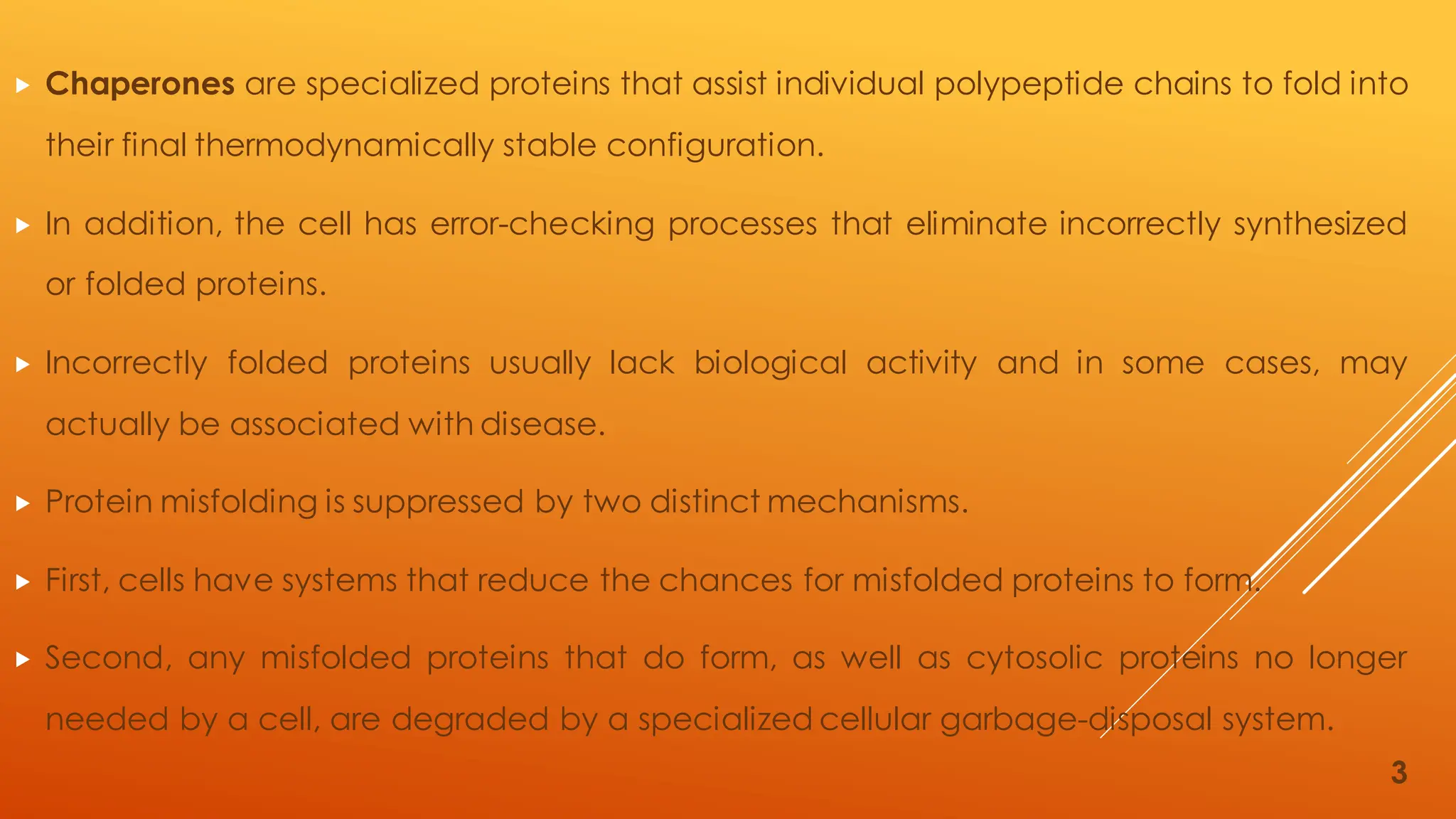 Protein Folding-Self Assembly & Role of Chaperones in Protein Assembly ...