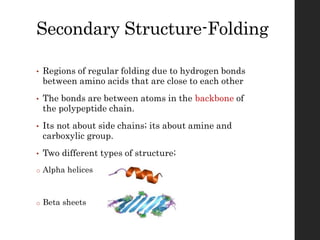 Protein folding | PPTX