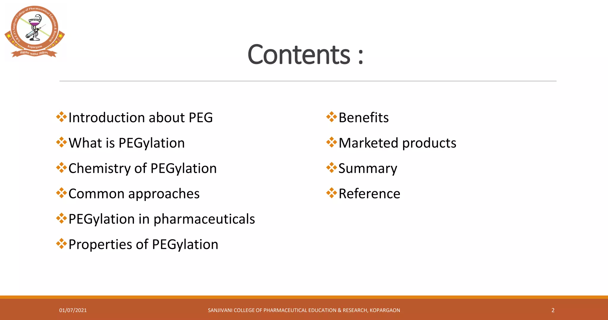 Protein formulation by PEGylation | PDF