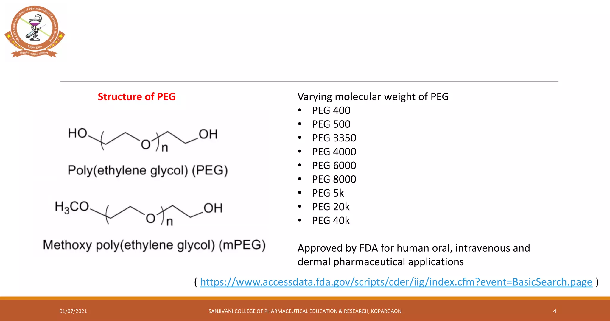 Protein formulation by PEGylation | PDF