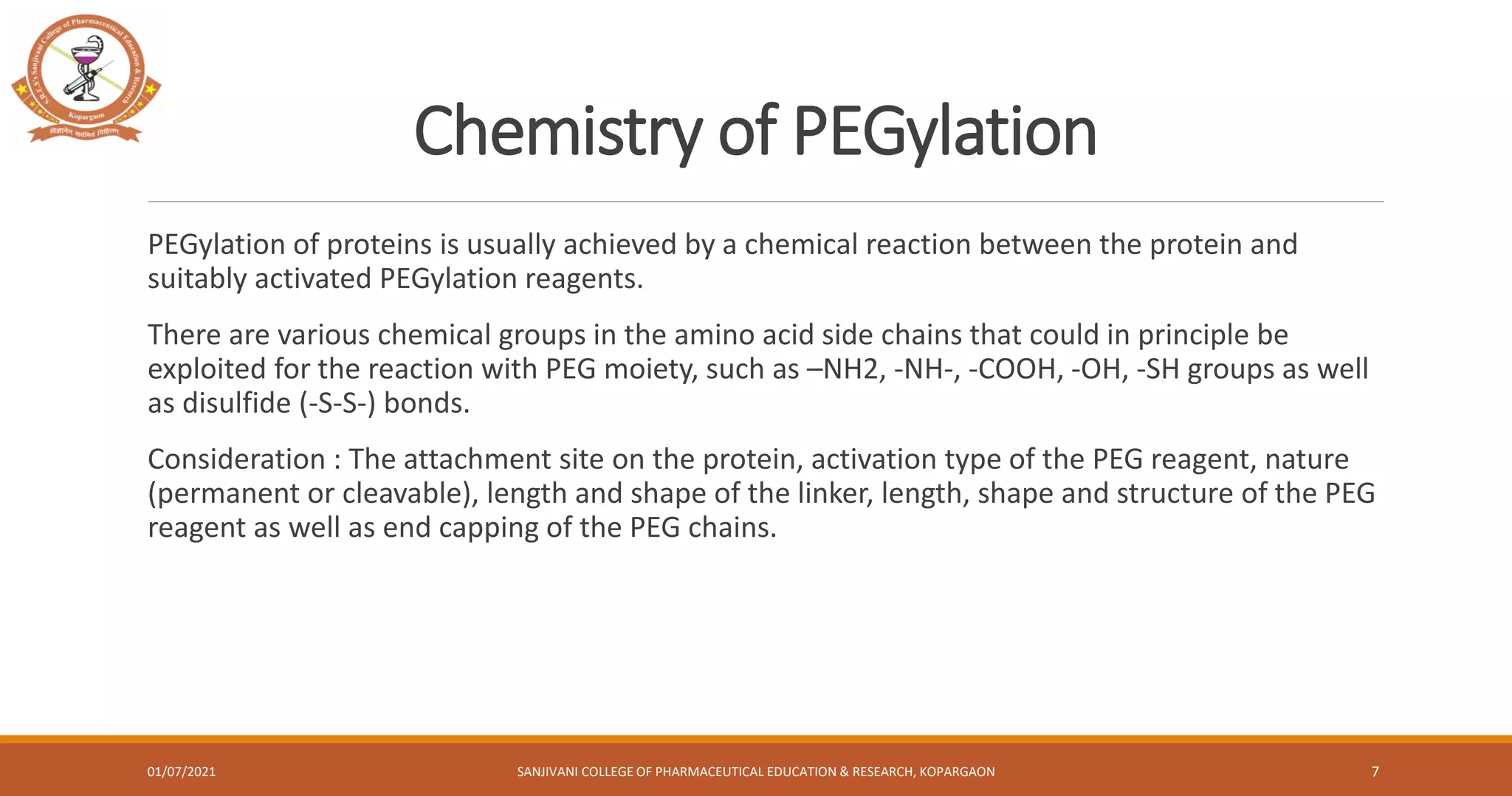 Protein formulation by PEGylation | PDF