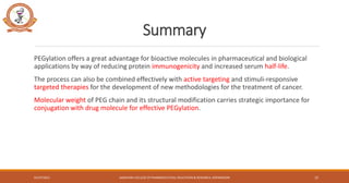Protein formulation by PEGylation | PDF