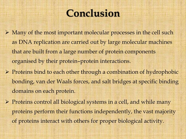 Protein Interaction Types By Kk Sahu Ppt