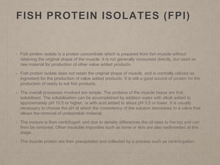 Protein isolates and concentrates | PPT
