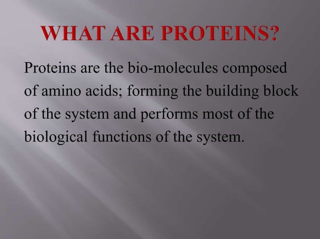 Protein isolation | PPTX