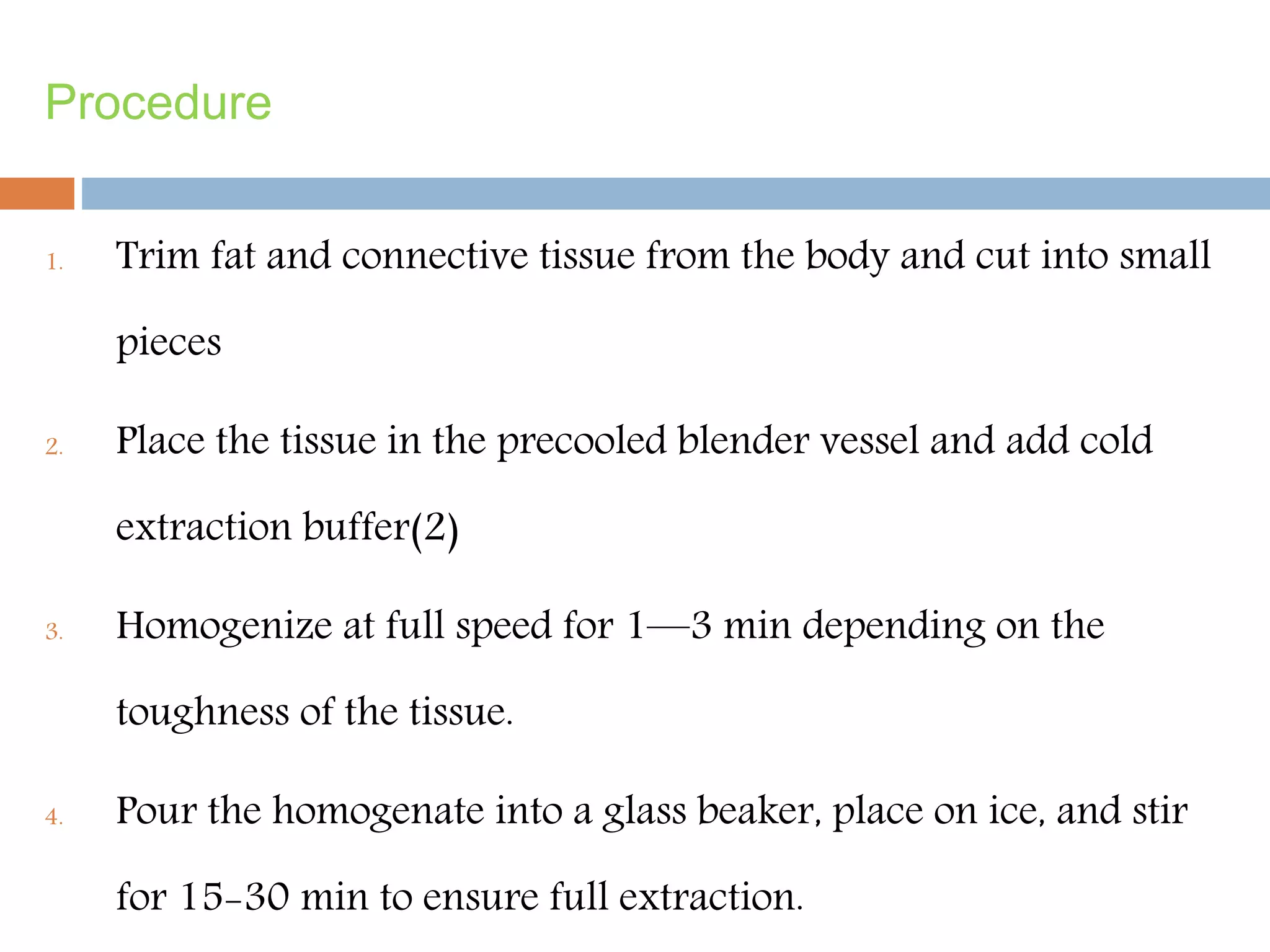 Protein isolation and quantification | PPTX
