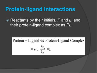 Protein ligand interaction 1 | PPTX