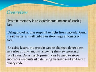 Protein memory | PPT