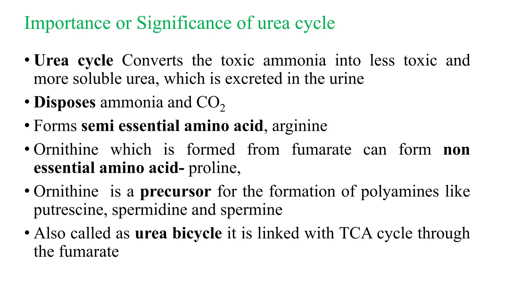 Protein metabolism transamination deamination, fate of ammonia, urea ...