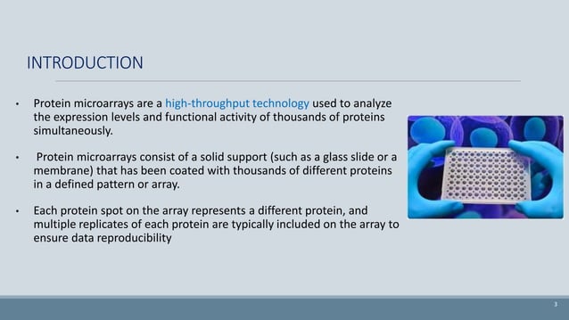 Protein microarray .pptx | Biotech and Biomedical Industry | Industries