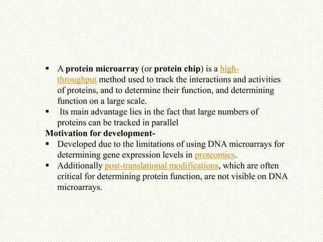 protein microarray-types and approaches.pptx