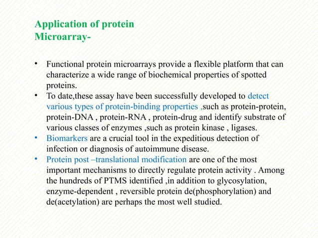 protein microarray matrix protein identification | PPT