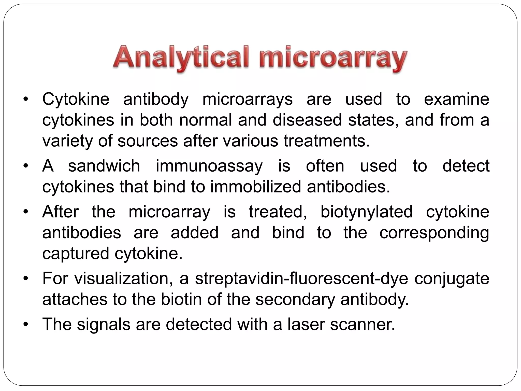 Protein Microarrays | PPTX