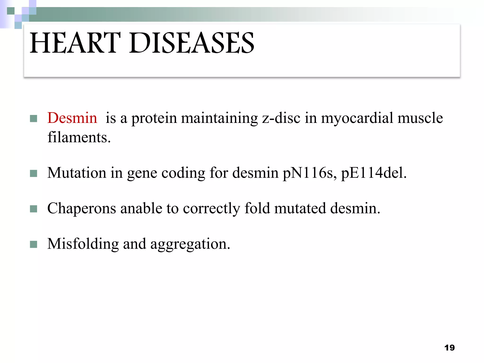 Protein misfolding & diseases | PPTX