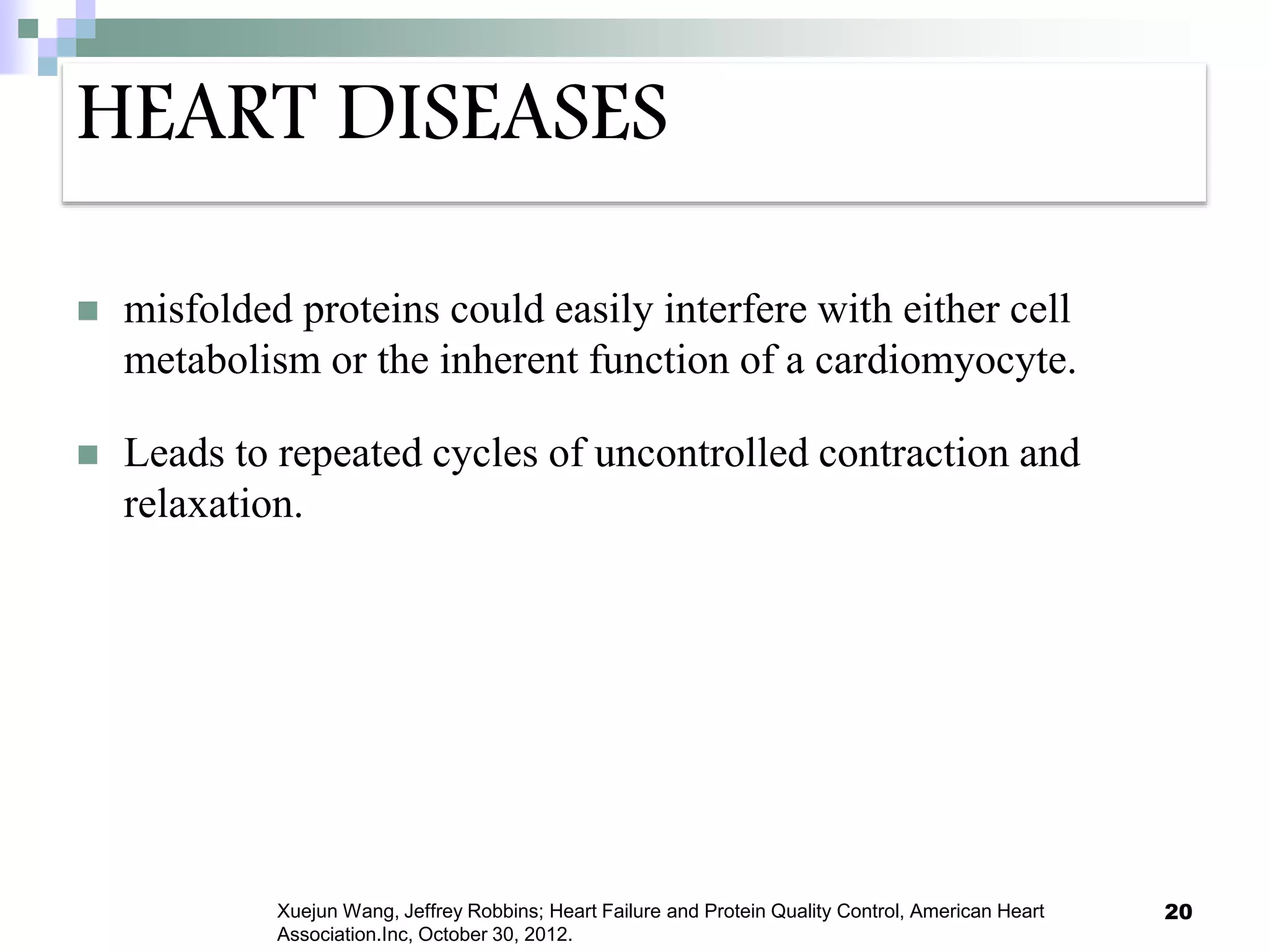 Protein misfolding & diseases | PPTX