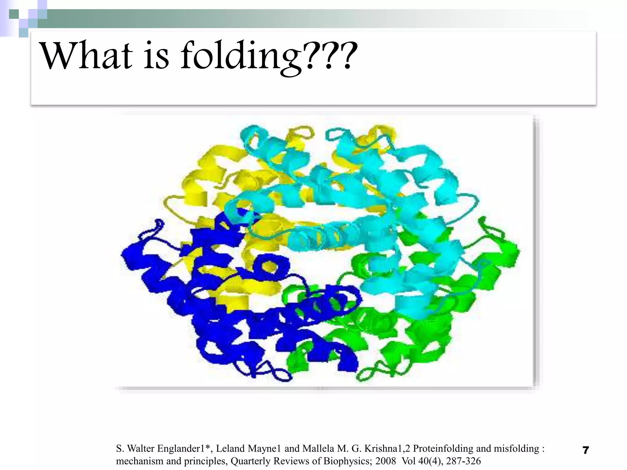 Protein misfolding & diseases | PPTX